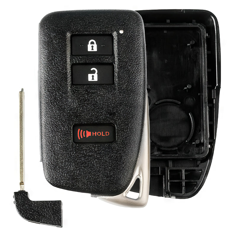Lexus 3 Button HYQ14FBA, HYQ14FBB Replacement Case 1551A-14FBA