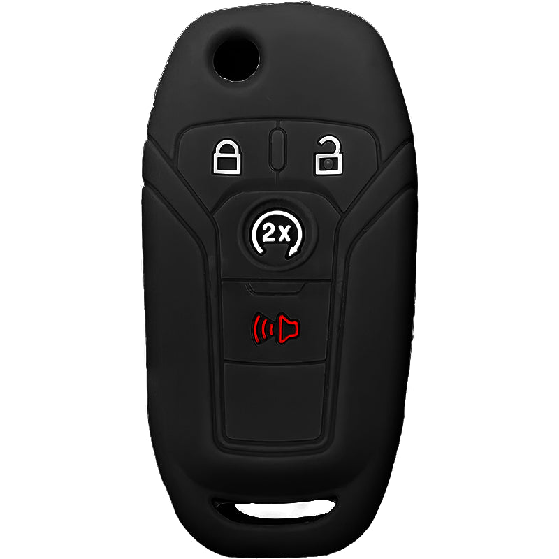 Silicone Key Fob Cover For Ford 4 Buttons Flipkey Remote