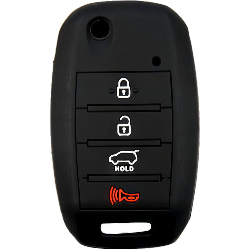 Silicone Key Fob Cover For Kia 4 Buttons Flipkey Remote