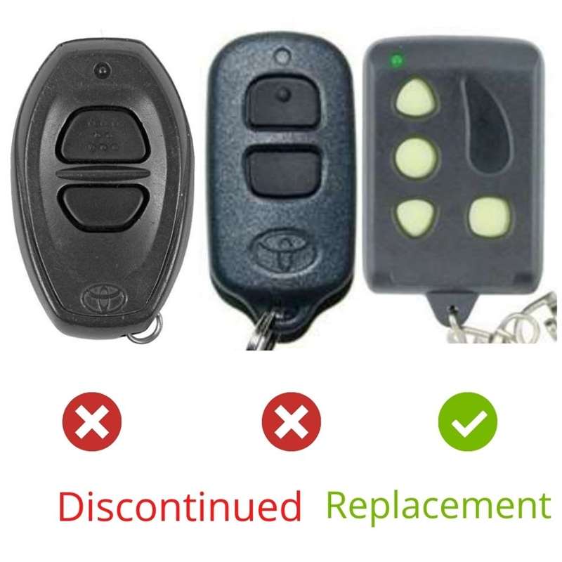 1998 Toyota Supra Grey Dealer Installed Keyless Entry Remote BAB237131